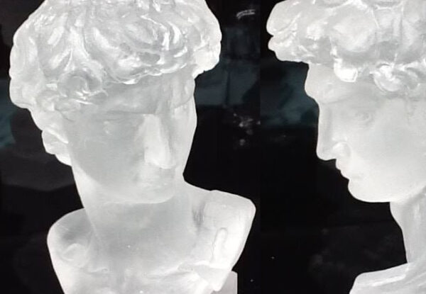 La testa del David di Michelangelo realizzata in cristallo - Nuovacev ...